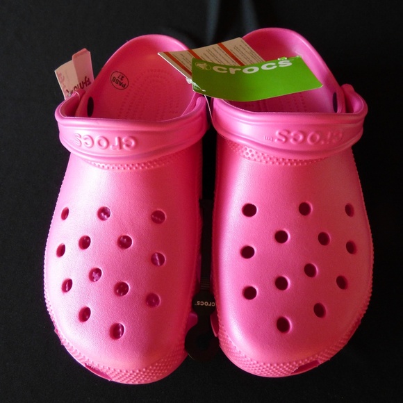 CROCS | Shoes | Crocs Classic Neon Magenta Bright Pink 1 New | Poshmark
